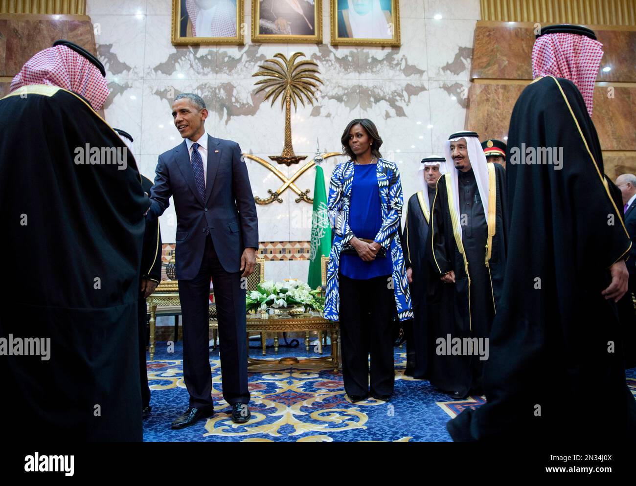 President Barack Obama and first lady Michelle Obama participate in a ...