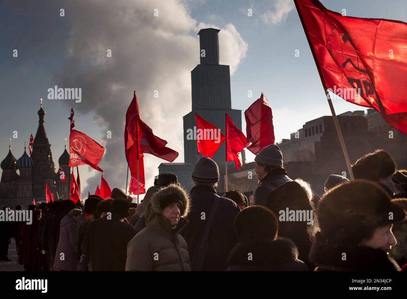 FILE - In this Wednesday, Jan. 21, 2015 file photo, Russian Communist ...