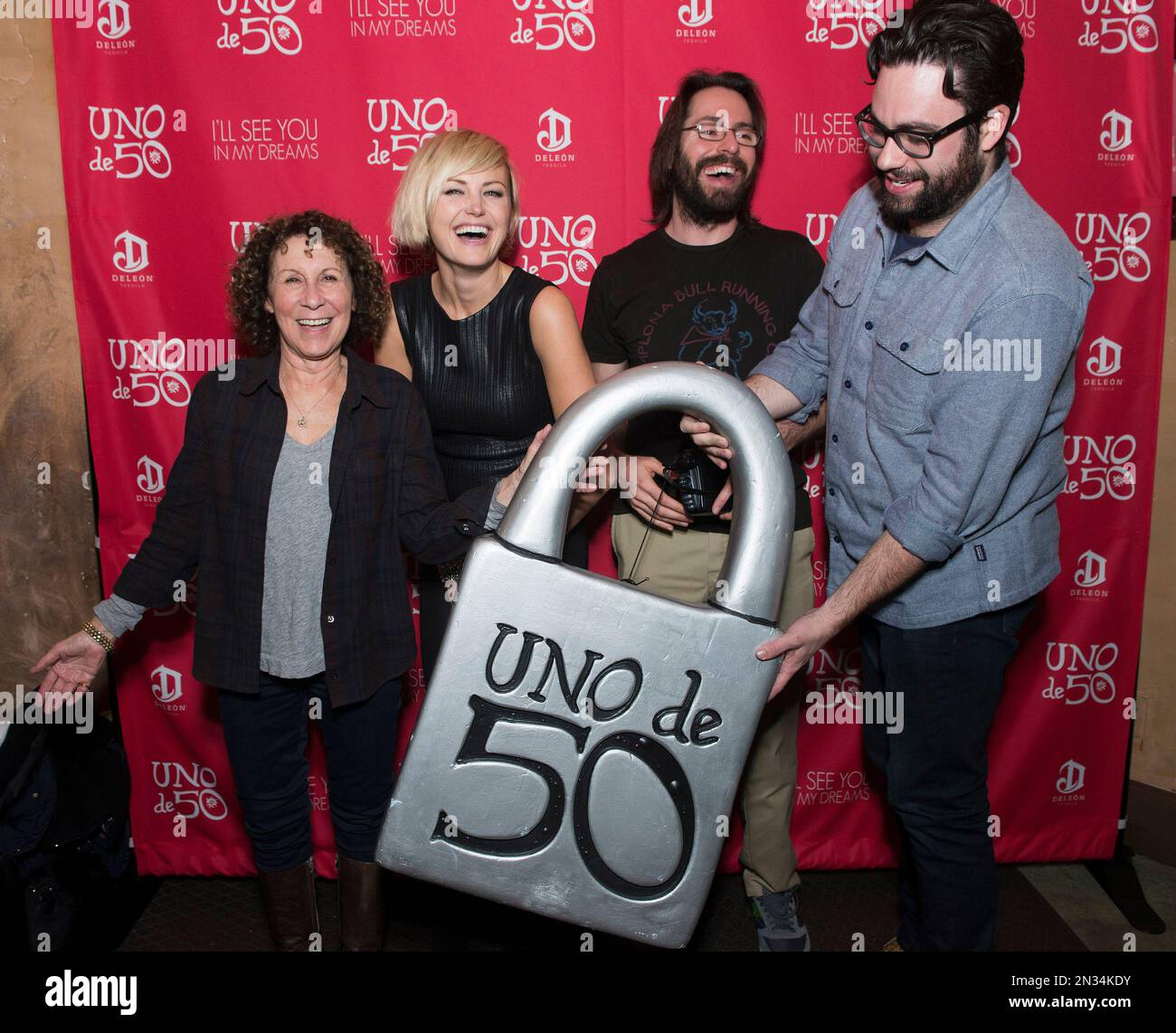 Actresses Rhea Perlman and Malin Akerman, actor Martin Starr and ...