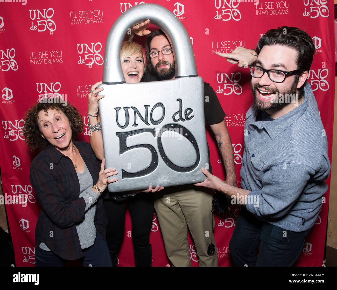 Actresses Rhea Perlman and Malin Akerman, actor Martin Starr and ...
