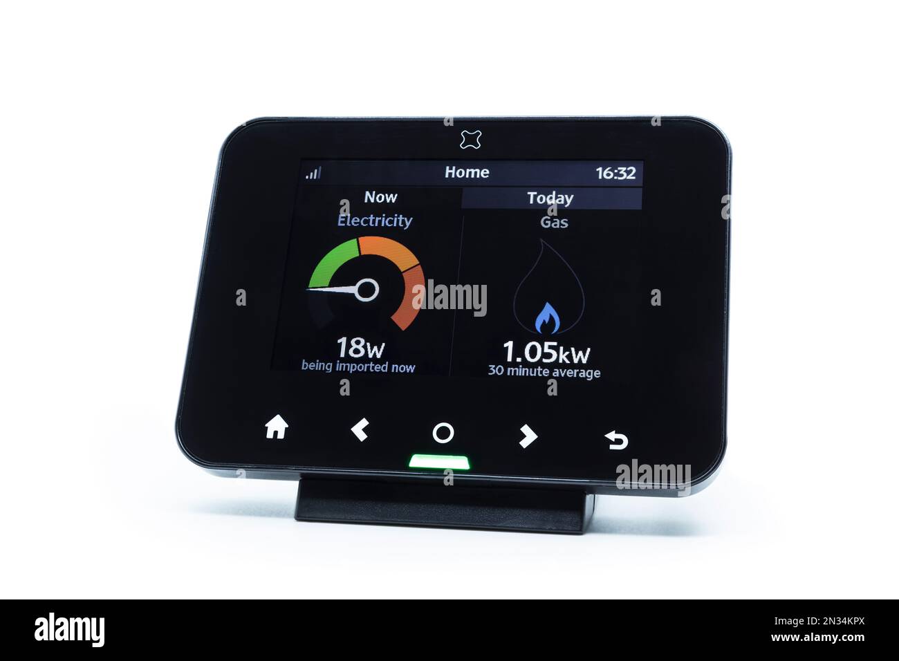 Smart Meter Uk On A White Background Smart Energy Meter Cut Out Smart