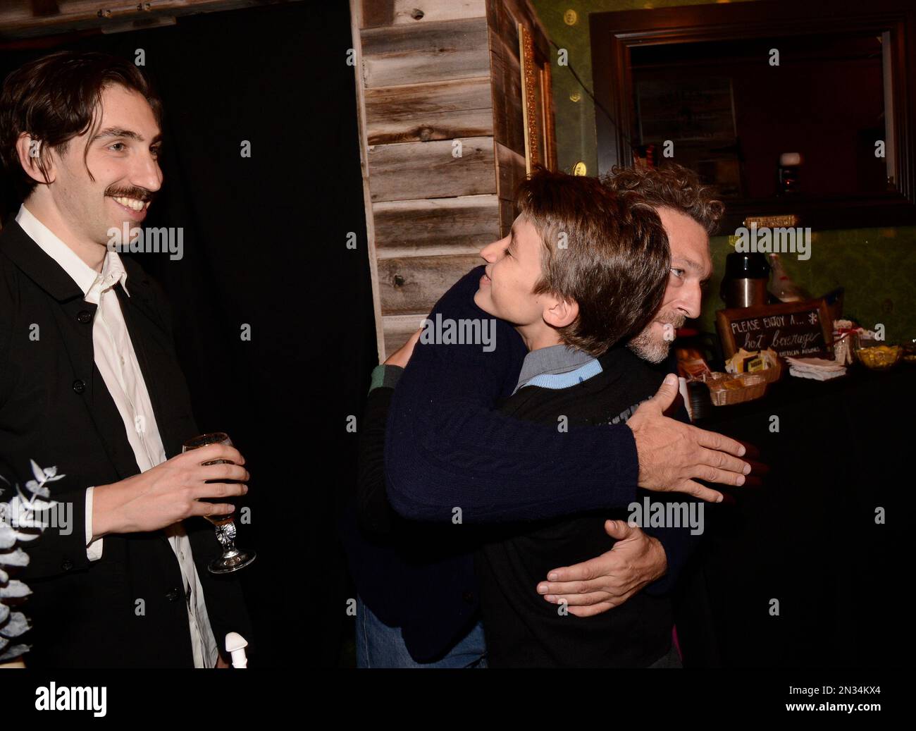 From left to right, director Ariel Kleiman, actor Jeremy Chabriel and ...