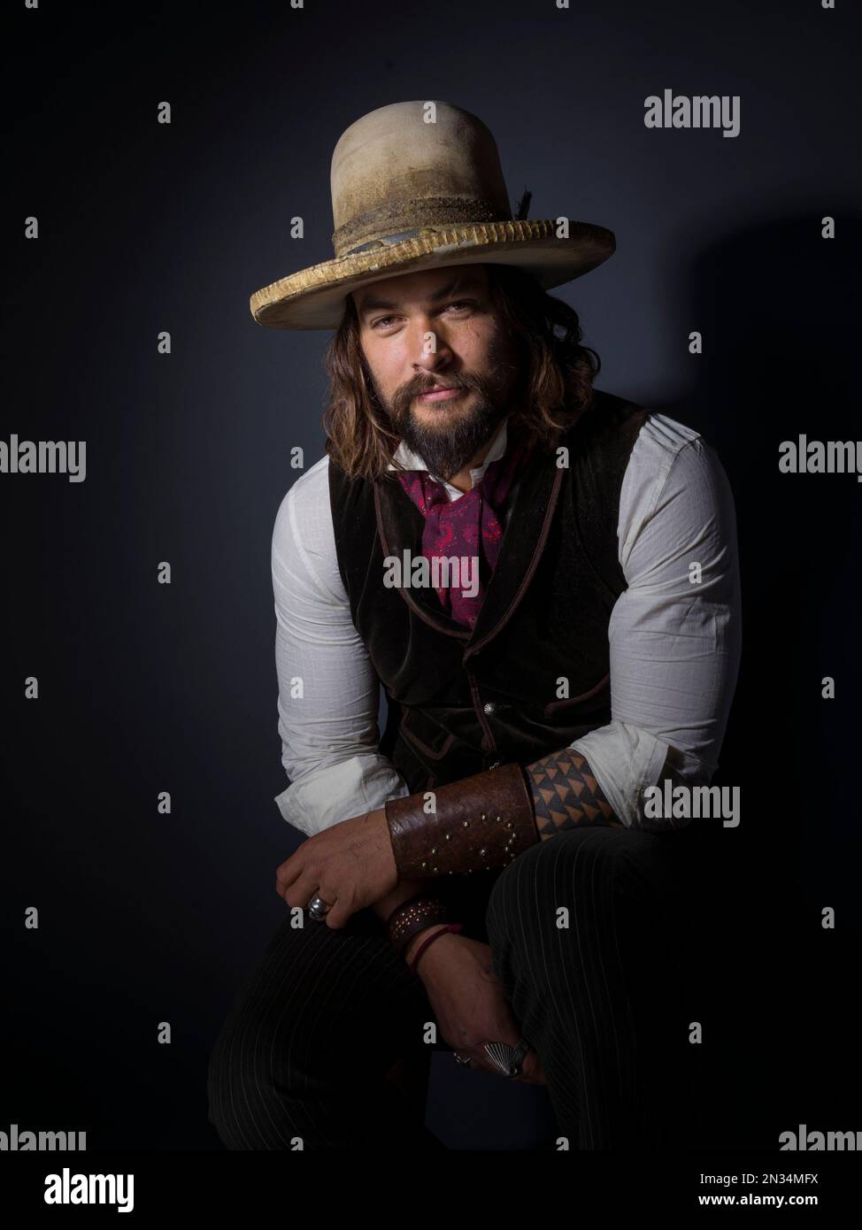 Jason Momoa poses for a portrait to promote the TV series, "The Red ...