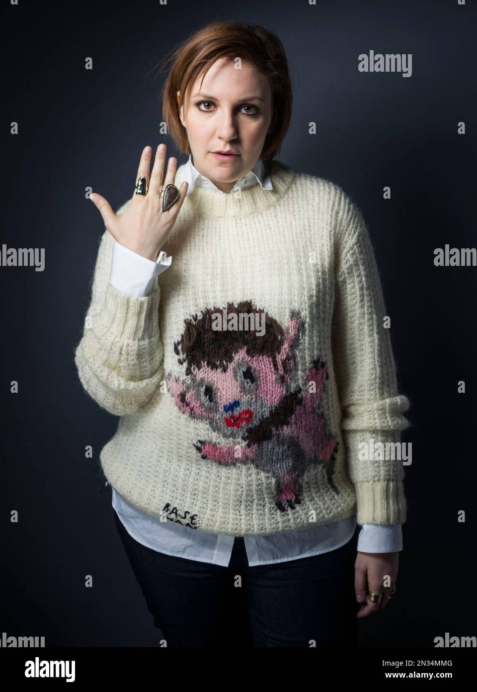Lena Dunham poses for a portrait to promote the film, "It's Me, Hilary ...