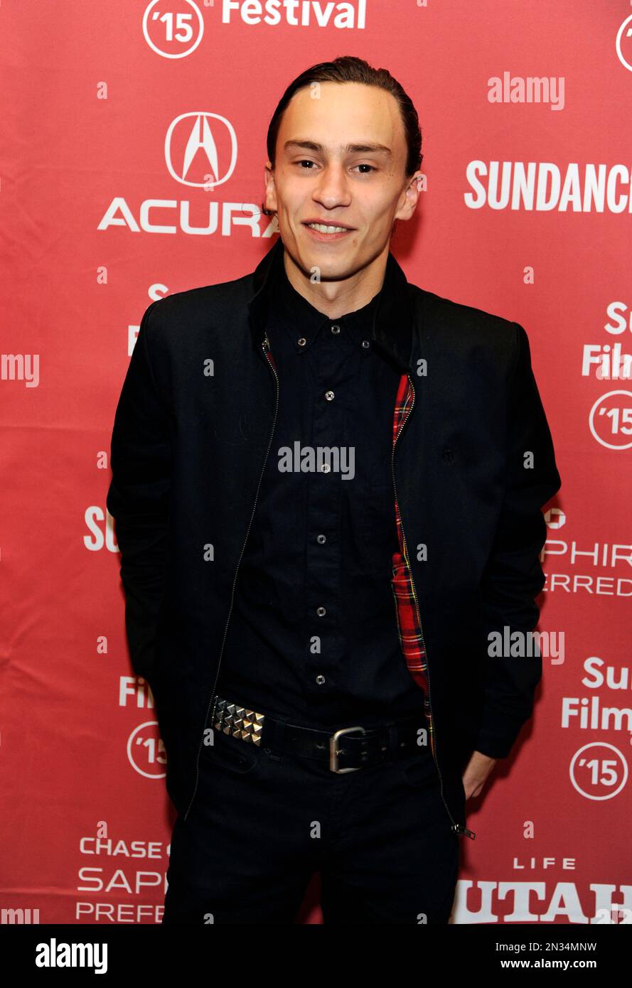 Keir Gilchrist, a cast member in "Stanford Prison Experiment," poses at ...