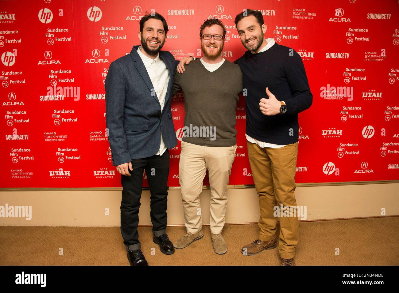 Director Phil Matarese, from left, sound mixer Patrick Janssen and ...
