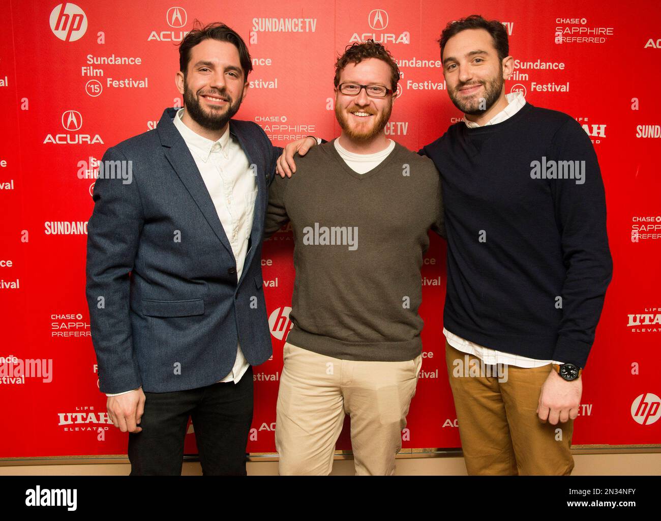 Director Phil Matarese, sound mixer Patrick Janssen and director Mike ...