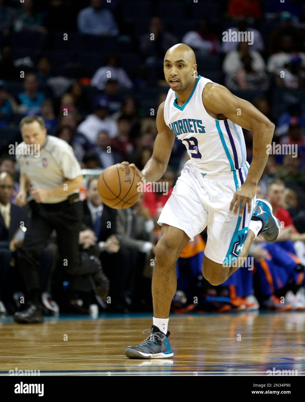 Charlotte Hornets forward Gerald Henderson in action against the New ...