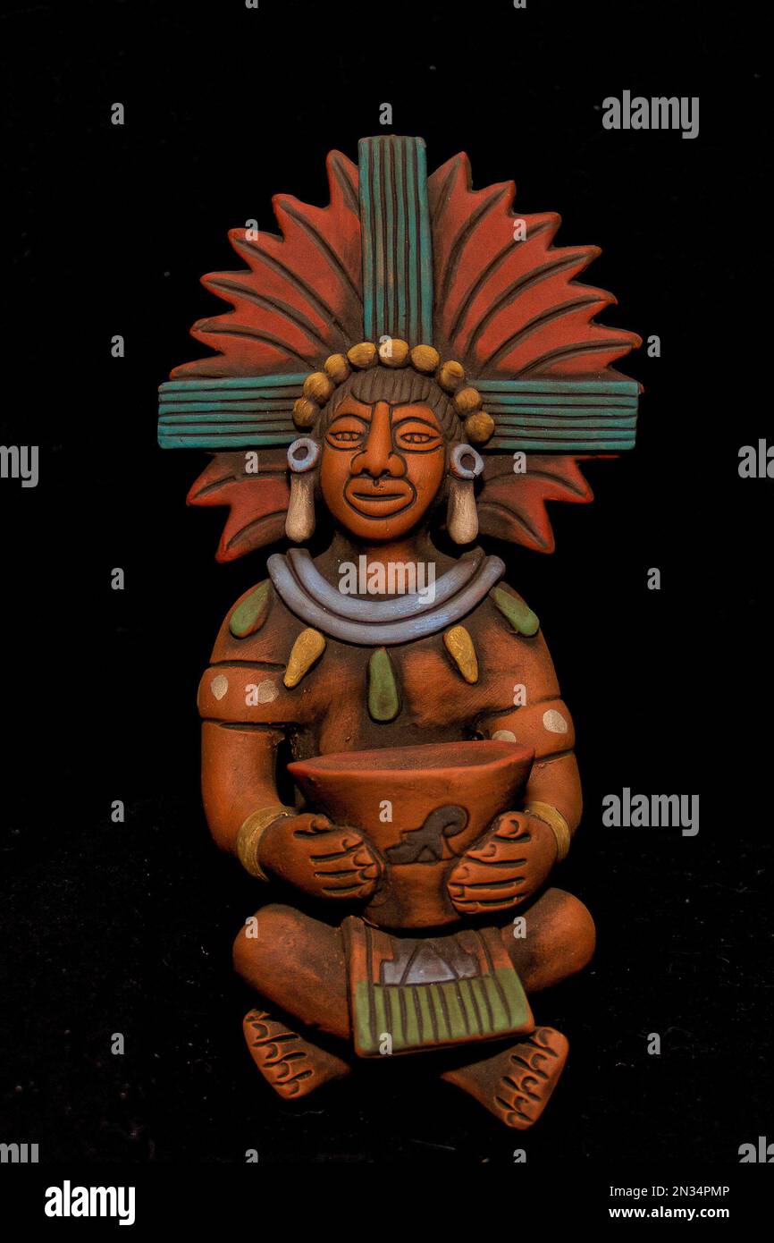 mayan pottery relic Stock Photo - Alamy