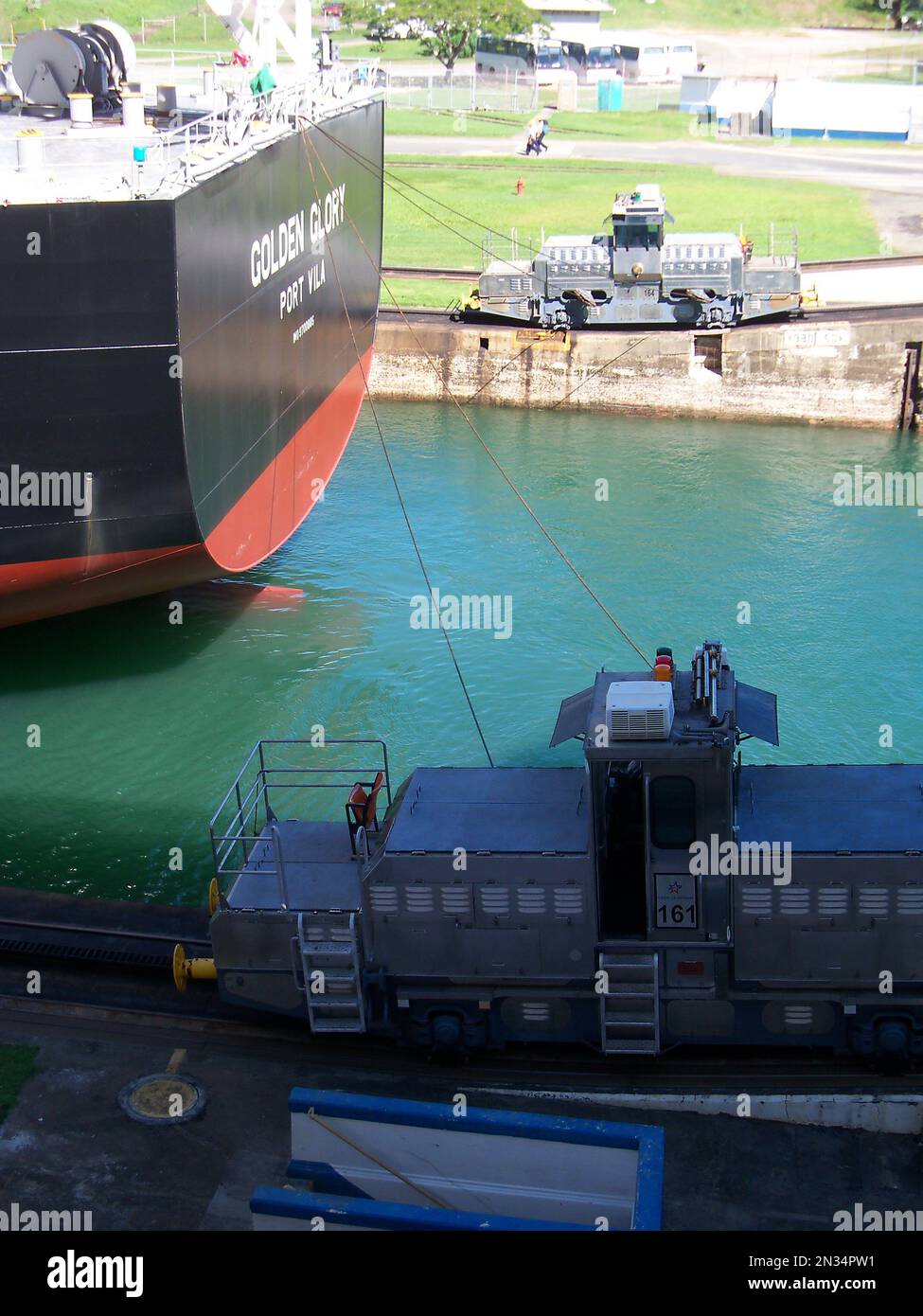 In this Oct. 21, 2014 photo, electric locomotives, called "mules ...