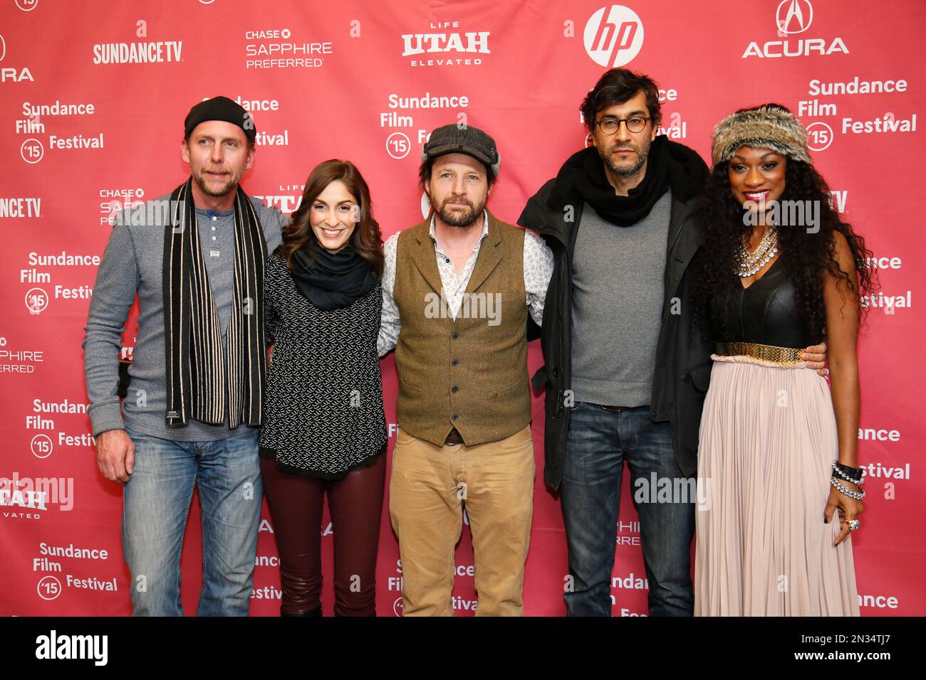 From left to right,actor Jayson Warner Smith, actress Cynthia Santiago ...