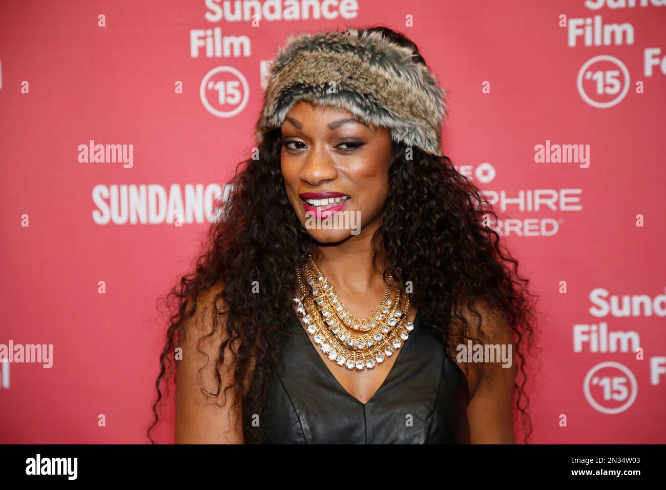 Actress Nadiyah "Skyy" Taylor poses at the premiere of "99 Homes ...