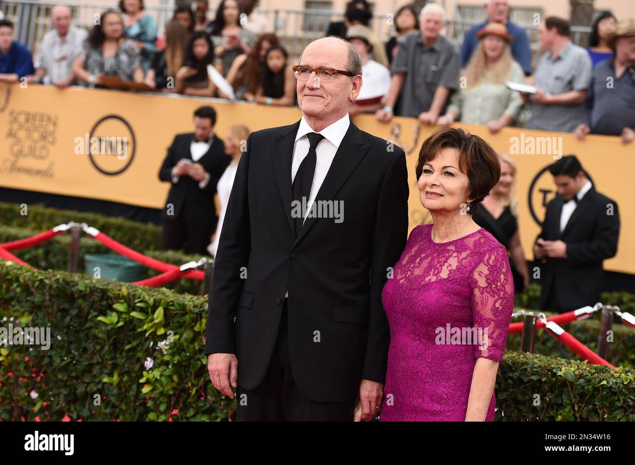 Richard Jenkins, left, and Sharon R. Friedrick arrive at the 21st ...