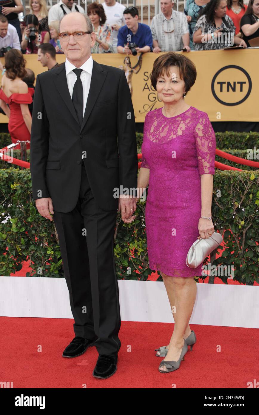 Richard Jenkins, left, and Sharon R. Friedrick arrive at the 21st ...