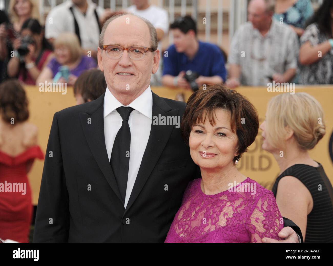 Richard Jenkins, left, and Sharon R. Friedrick arrive at the 21st ...