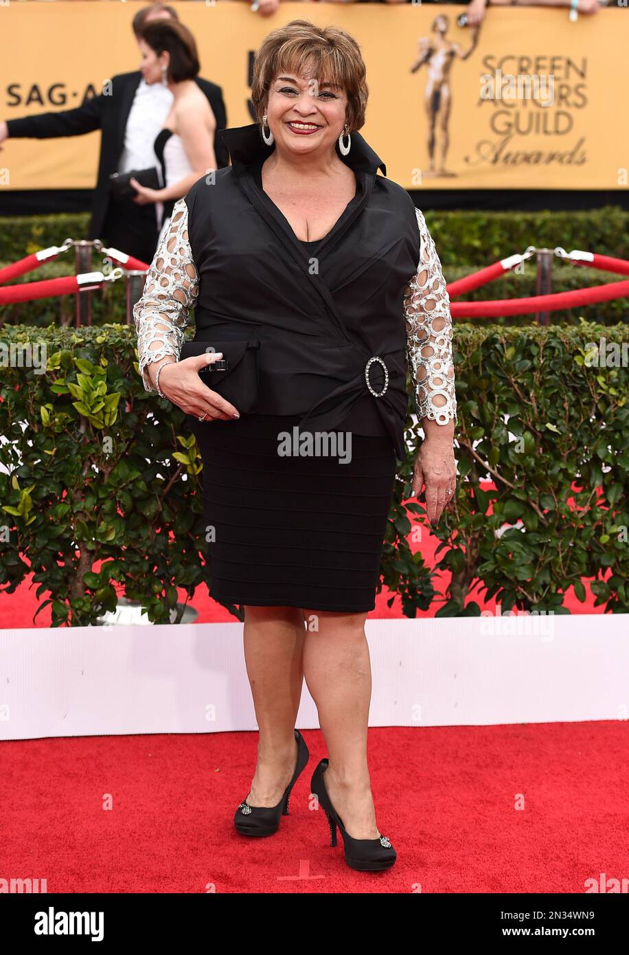Lin Tucci arrives at the 21st annual Screen Actors Guild Awards at the ...