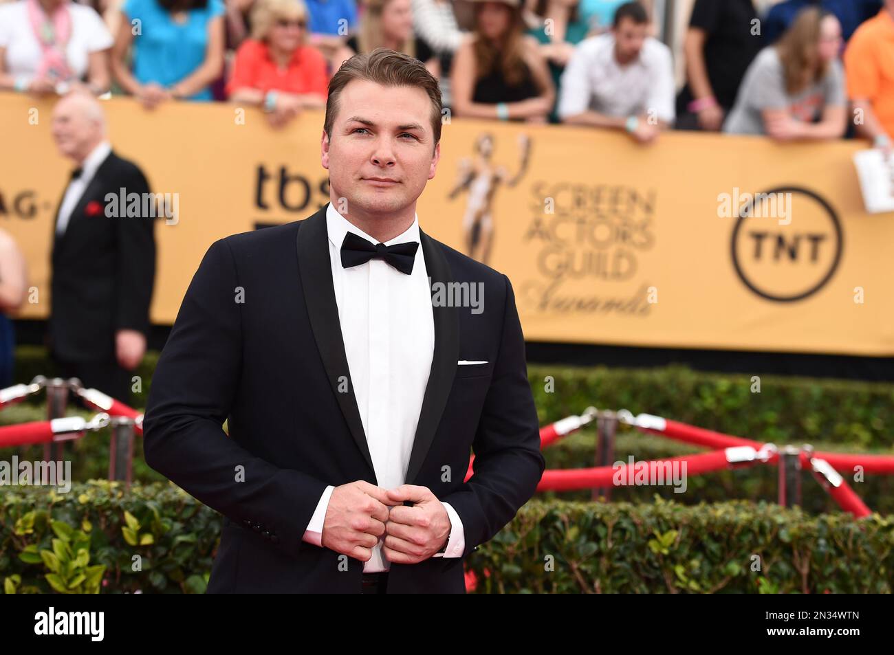 Brad Hawkins arrives at the 21st annual Screen Actors Guild Awards at ...