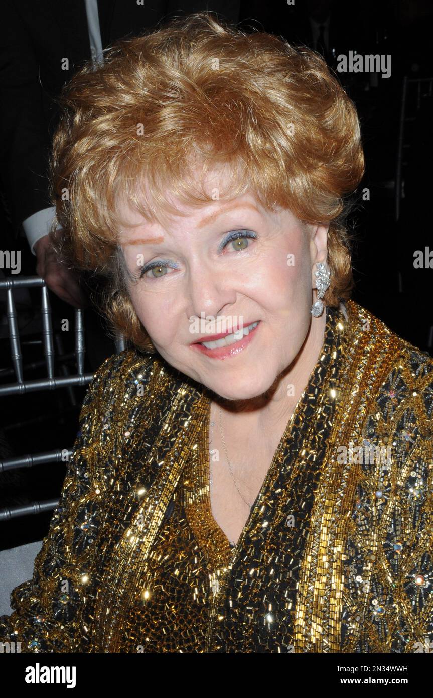 SAG Lifetime Achievement Award winner Debbie Reynolds is seen backstage ...