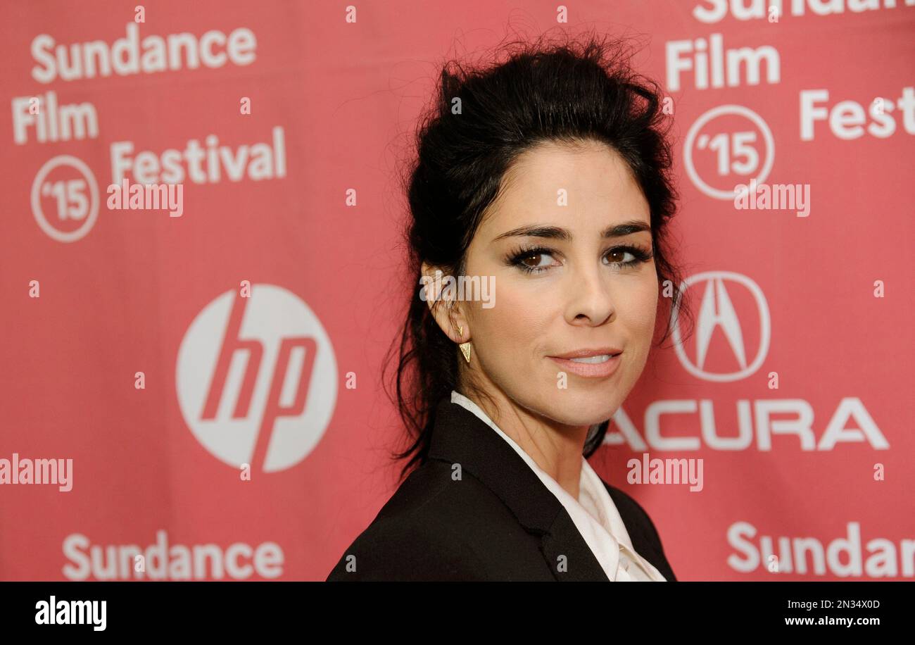 Sarah Silverman, a cast member in "I Smile Back," poses at the premiere ...