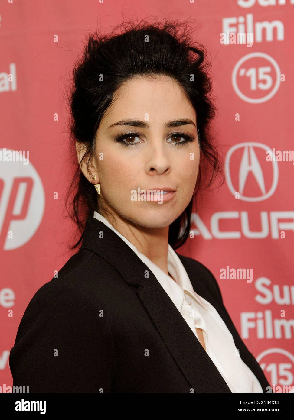 Sarah Silverman, a cast member in "I Smile Back," poses at the premiere ...