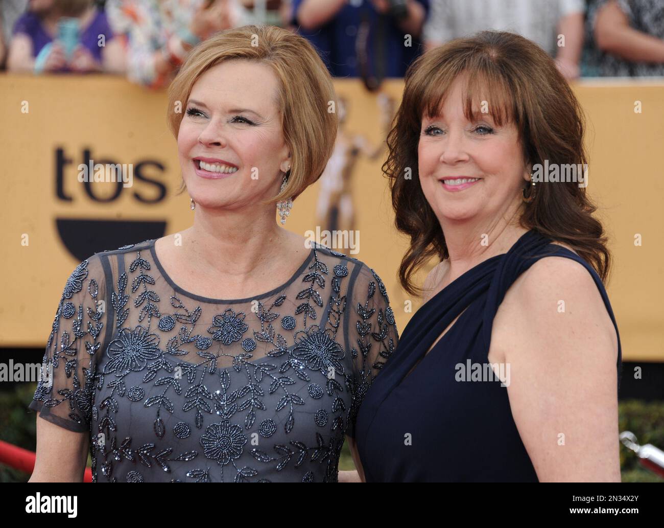 JoBeth Williams, left, and Cyd Wilson arrive at the 21st annual Screen ...