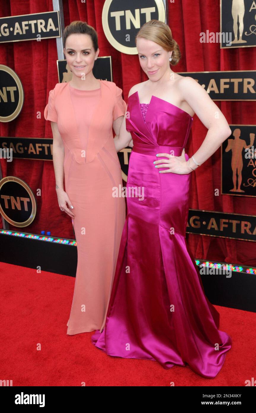 Taryn Manning, left, and Emma Myles arrive at the 21st annual Screen ...