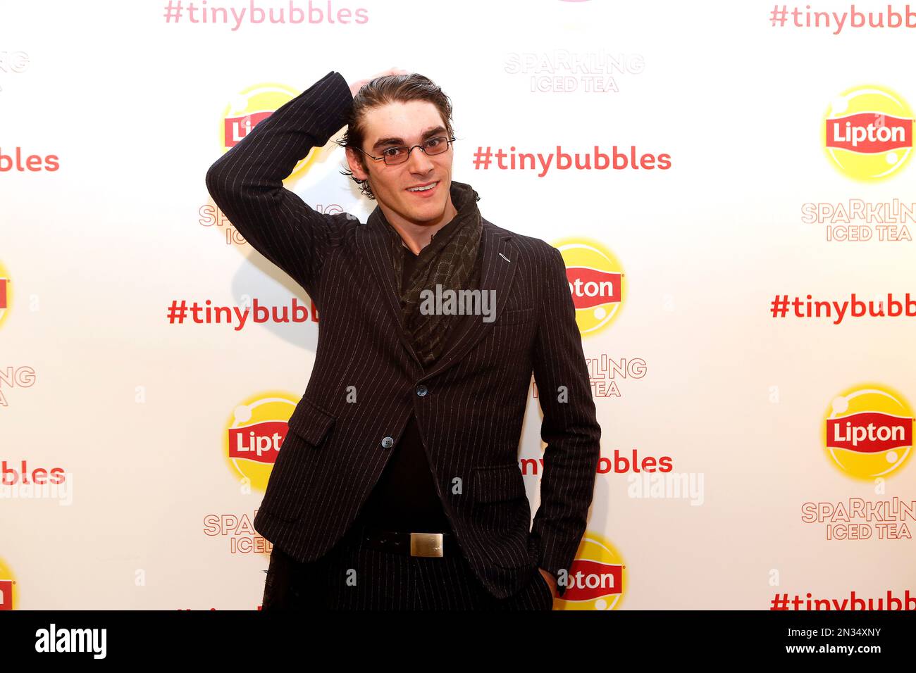 IMAGE DISTRIBUTED FOR LIPTON - Actor RJ Mitte on the red carpet at the ...