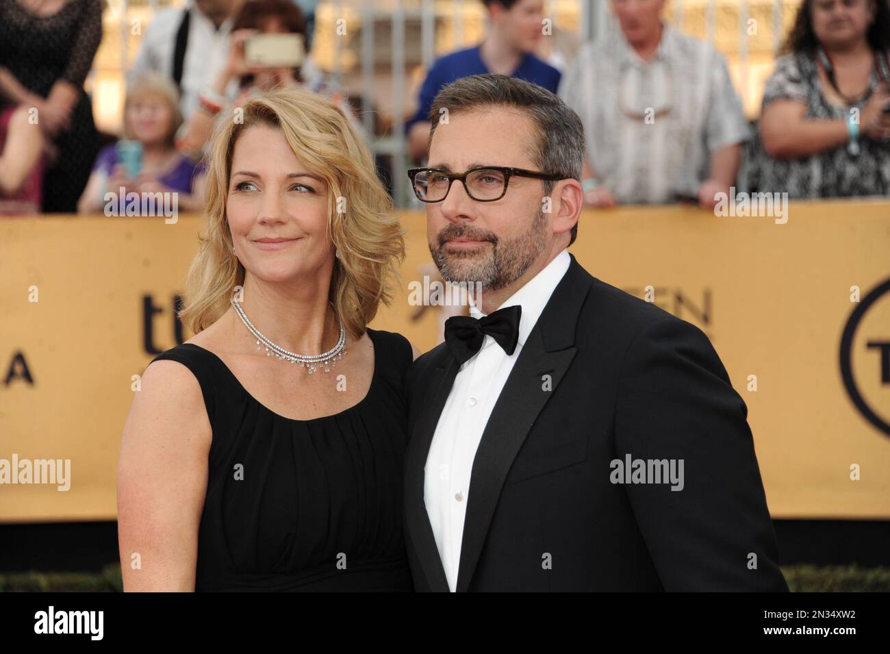 Nancy Carell, left, and Steve Carell arrive at the 21st annual Screen ...