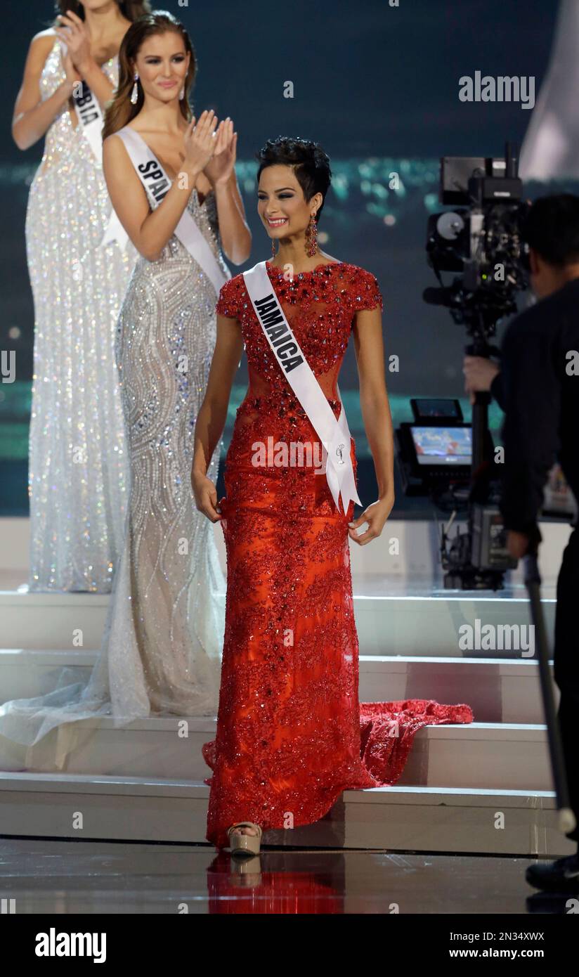 Miss Jamaica Kaci Fennell poses during the Miss Universe pageant in ...