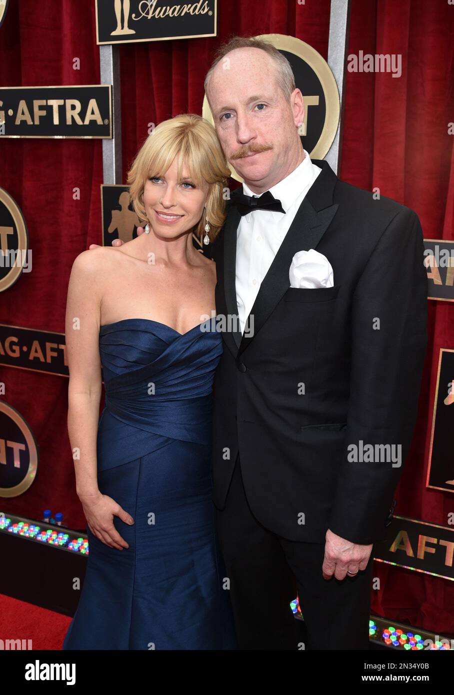 Morgan Walsh, left, and Matt Walsh arrive at the 21st annual Screen ...