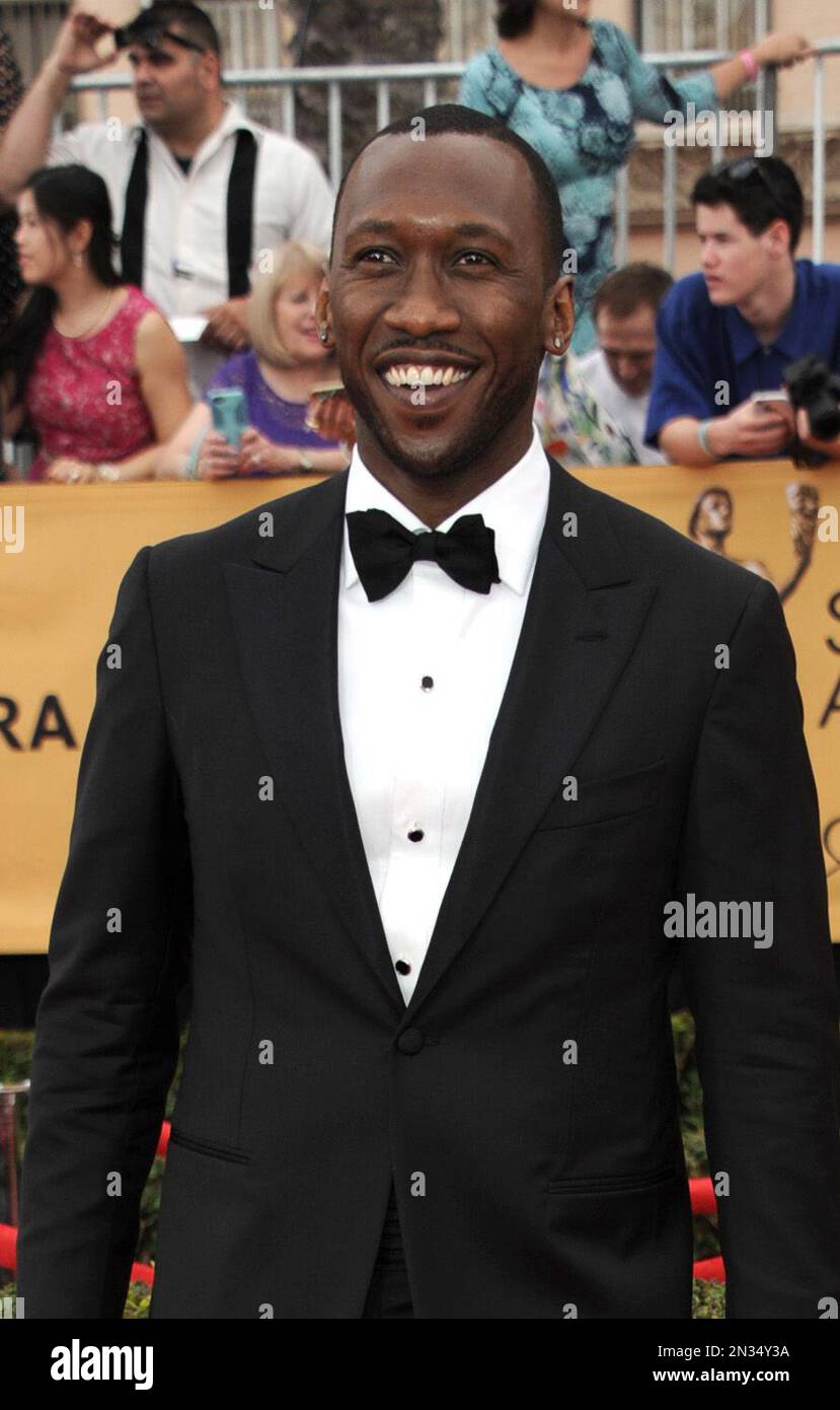 Mahershala Ali arrives at the 21st annual Screen Actors Guild Awards at the Shrine Auditorium on ...