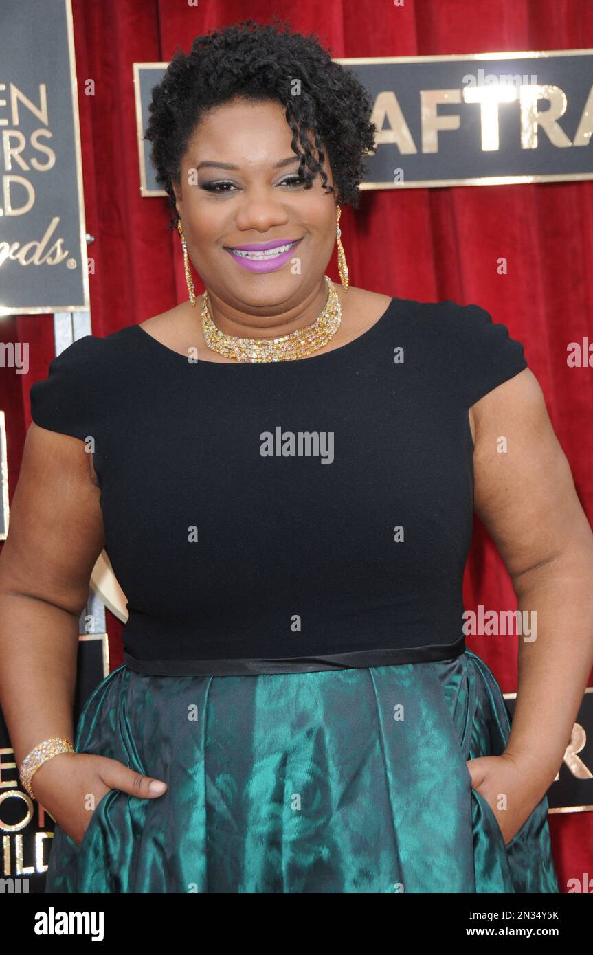 Adrienne C. Moore arrives at the 21st annual Screen Actors Guild Awards ...