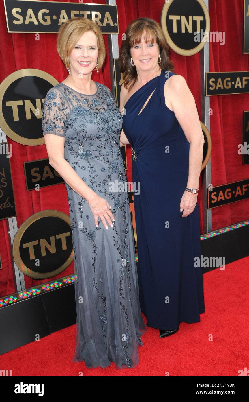 JoBeth Williams, left, and executive director of the SAG Foundation ...