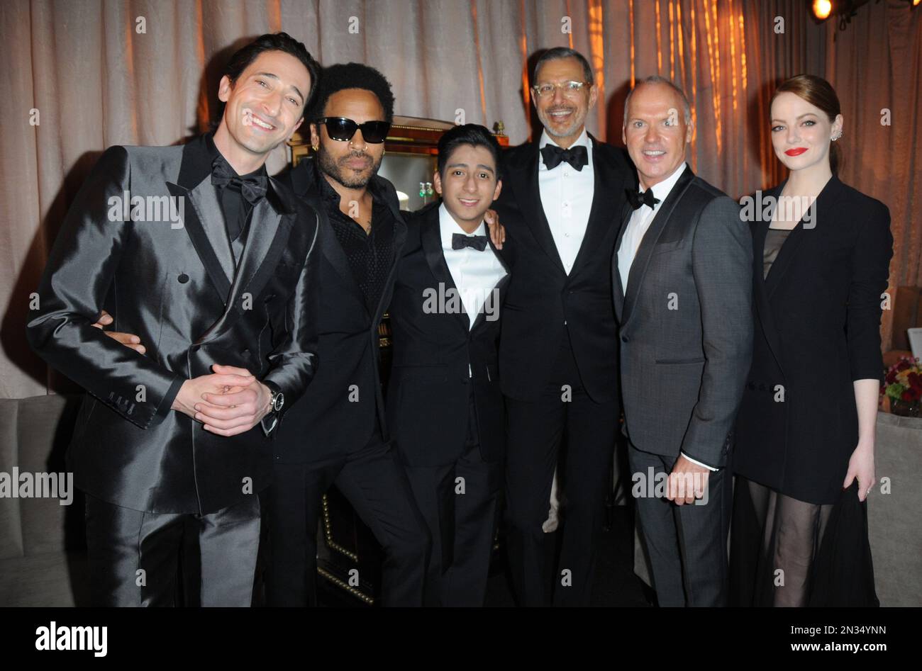 EXCLUSIVE - From left, Adrien Brody, Lenny Kravitz, Tony Revolori, Jeff ...