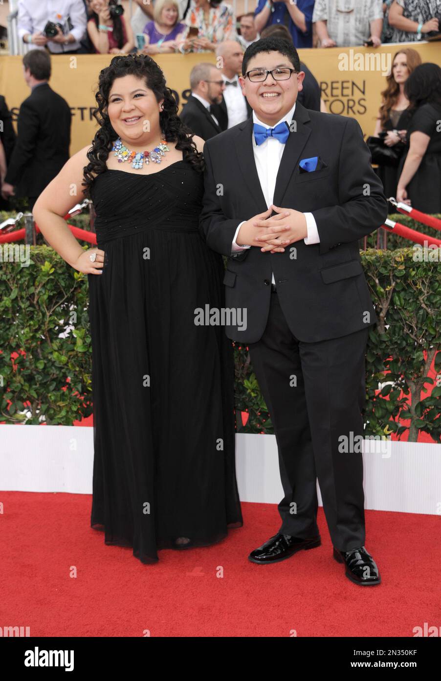 Raini Rodriguez, left, and Rico Rodriguez arrive at the 21st annual ...
