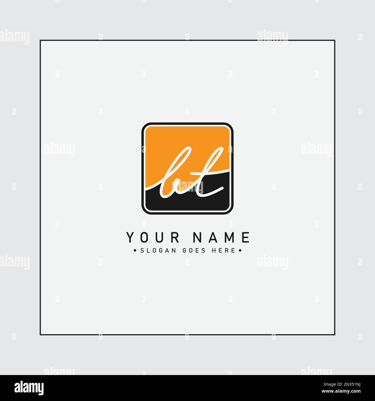 Bt minimal logo hi-res stock photography and images - Alamy