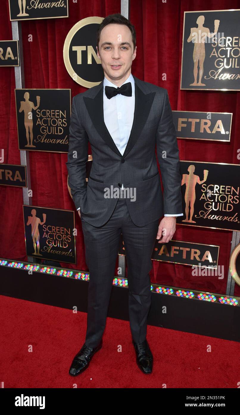 Jim Parsons arrives at the 21st annual Screen Actors Guild Awards at ...
