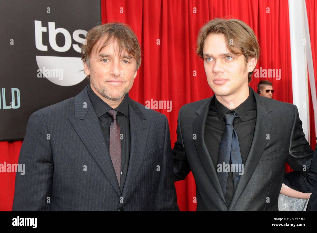 Richard Linklater, left, Ellar Coltrane arrive at the 21st annual ...