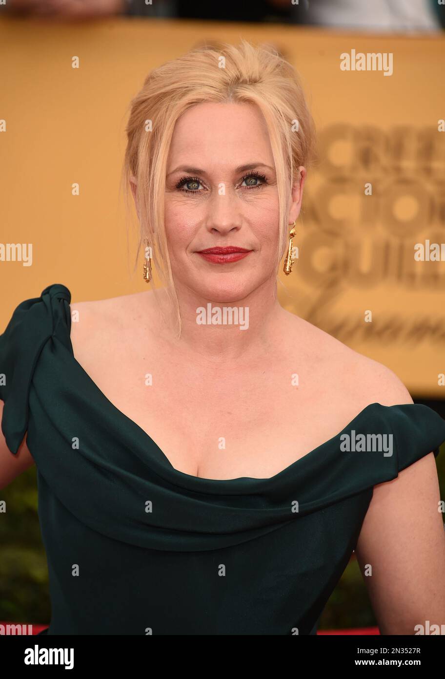 Patricia Arquette arrives at the 21st annual Screen Actors Guild Awards ...