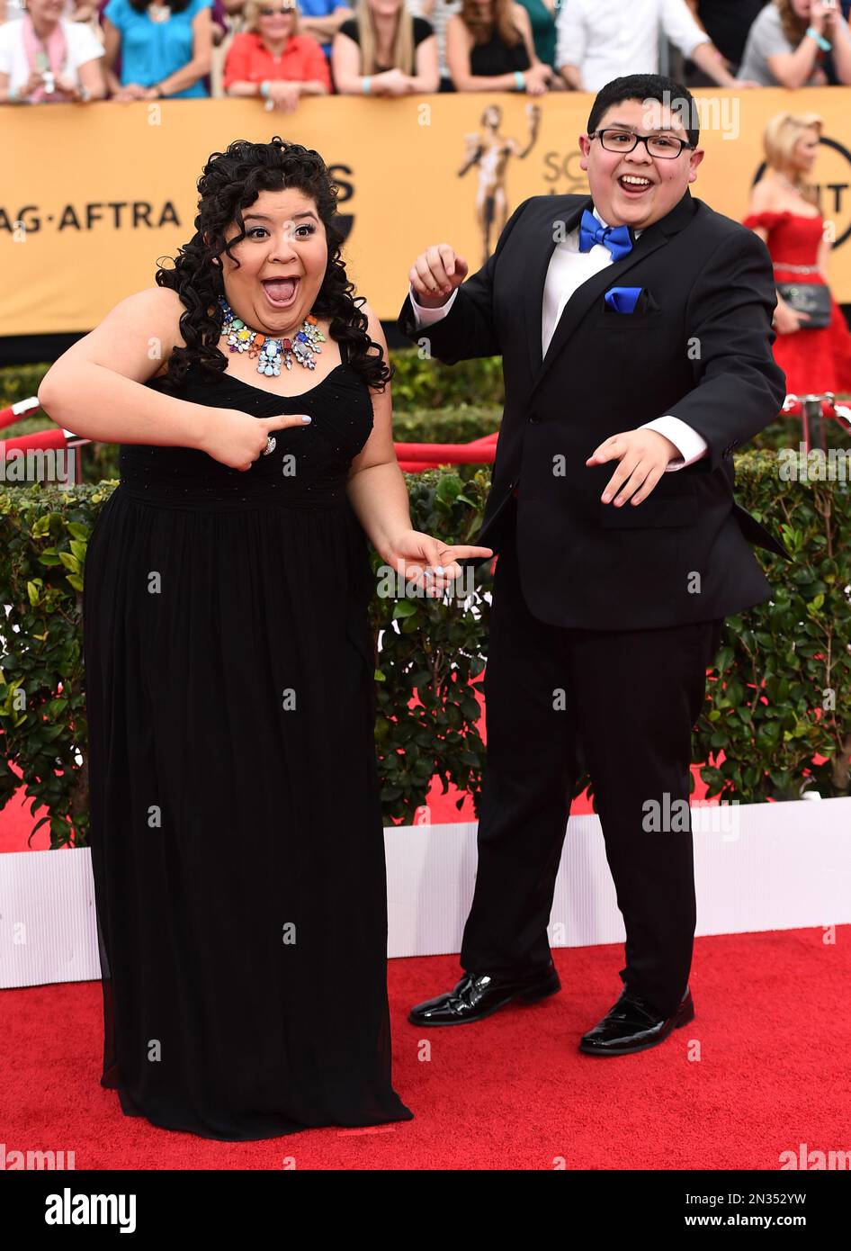 Raini Rodriguez, left, and Rico Rodriguez arrive at the 21st annual ...