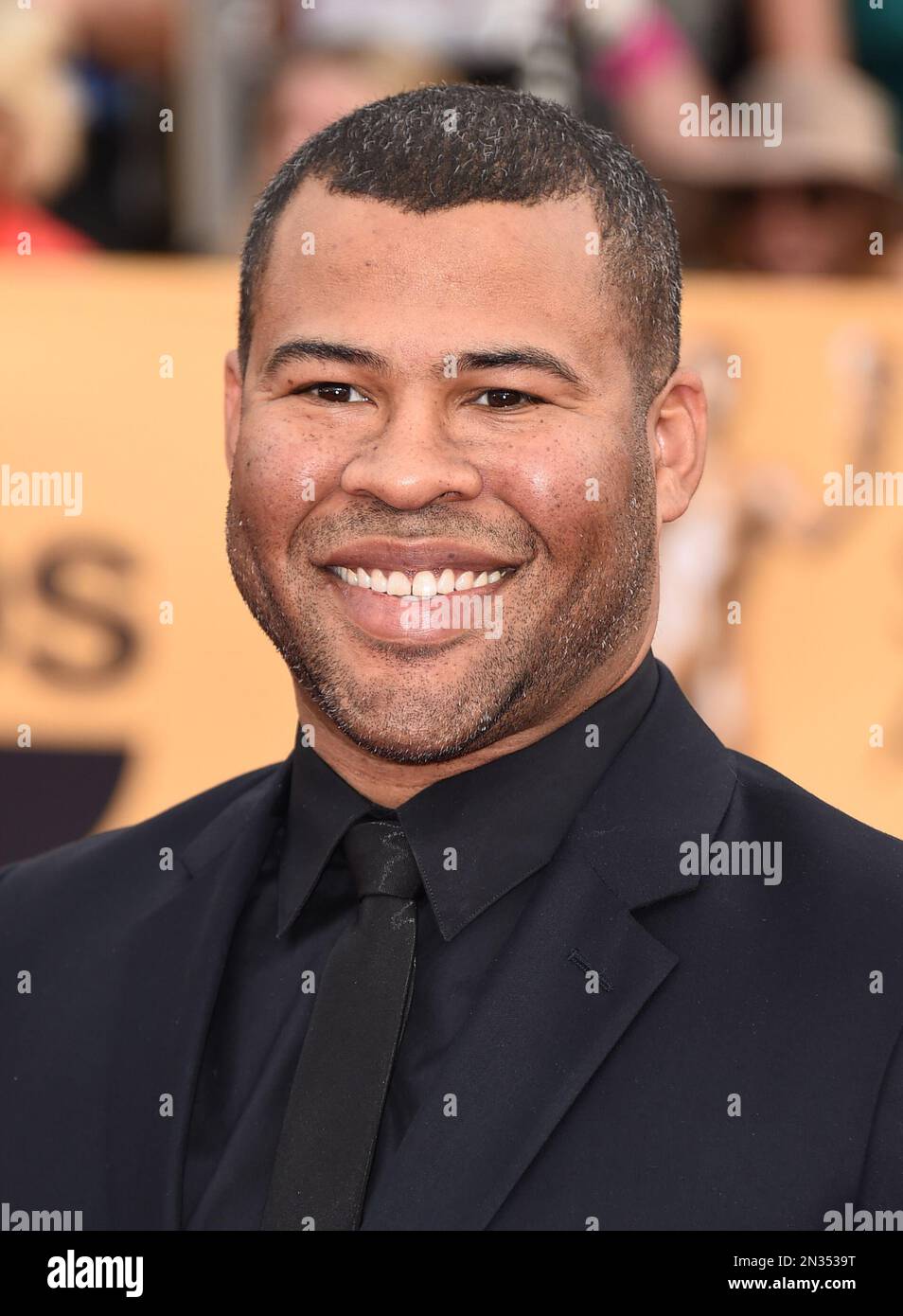 Jordan Peele arrives at the 21st annual Screen Actors Guild Awards at ...