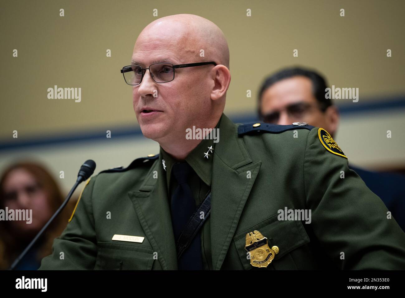 U.S. Border Patrol Chief Patrol Agent John Modlin testifies during a ...