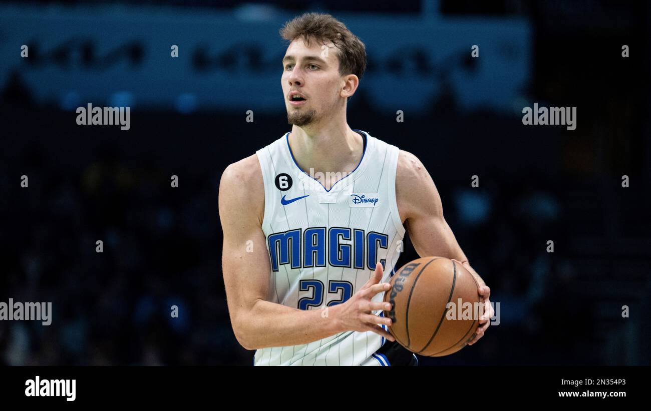 Orlando Magic forward Franz Wagner (22) looks to pass during the second ...