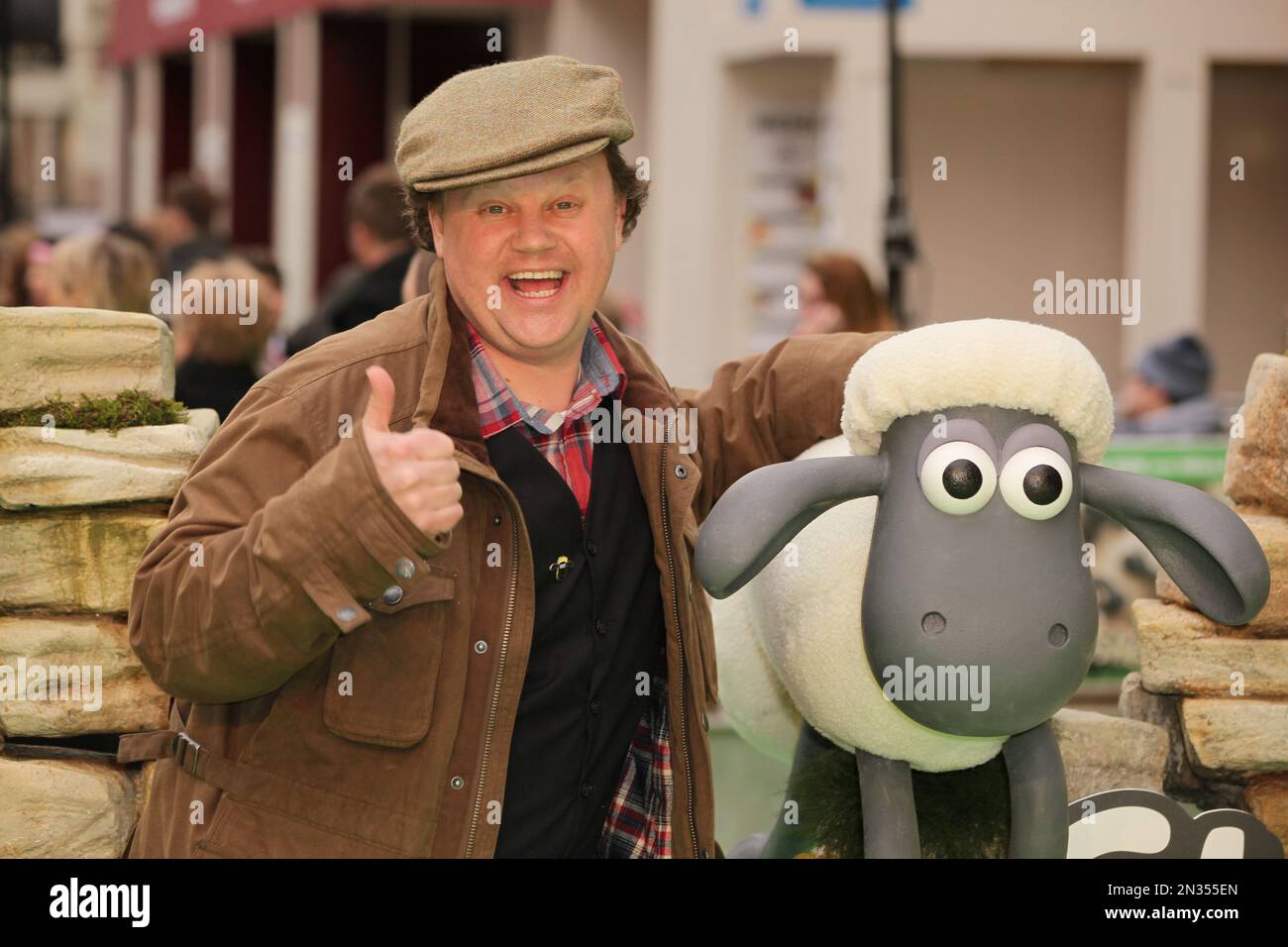 TV Presenter Justin Fletcher poses for photographers on arrival at the ...