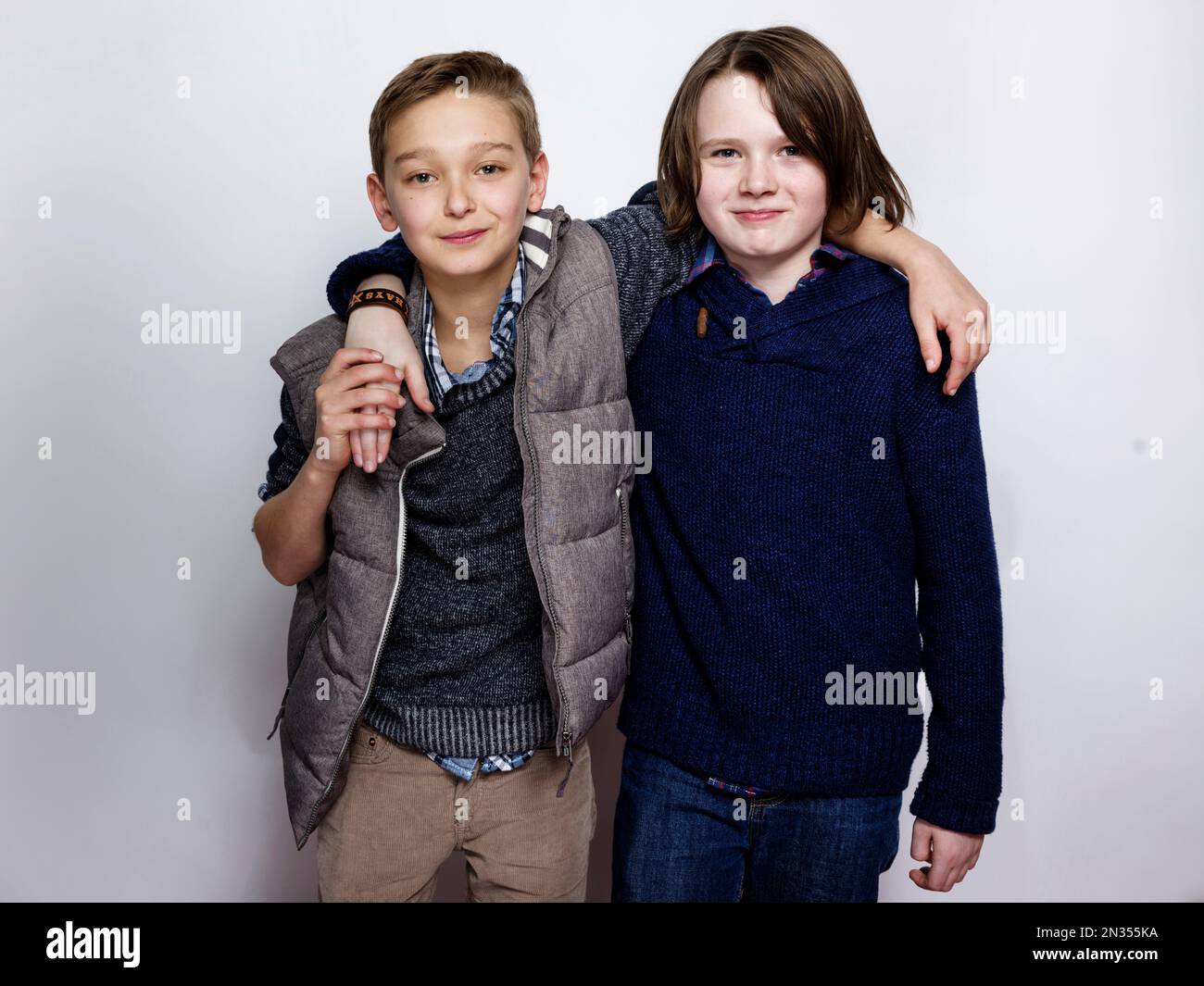 James Freedson-Jackson, left, and Hays Wellford pose for a portrait to ...