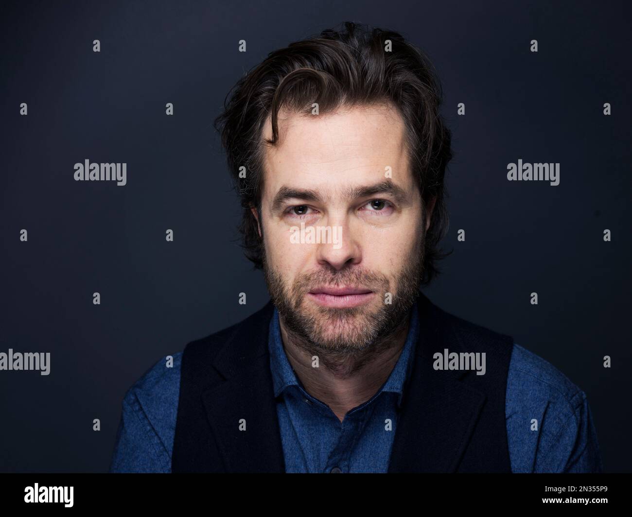 Director/writer Rupert Goold poses for a portrait to promote the film ...
