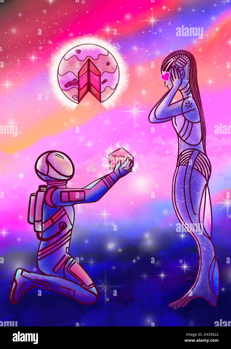 Alien And Human Love
