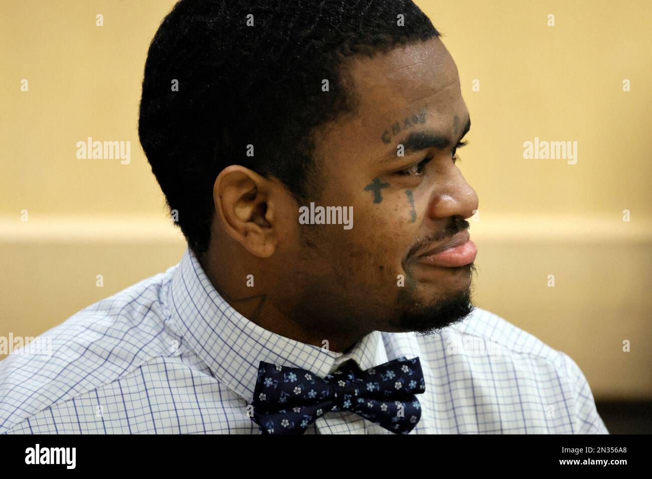 Suspected shooting accomplice Dedrick Williams is shown at the defense ...