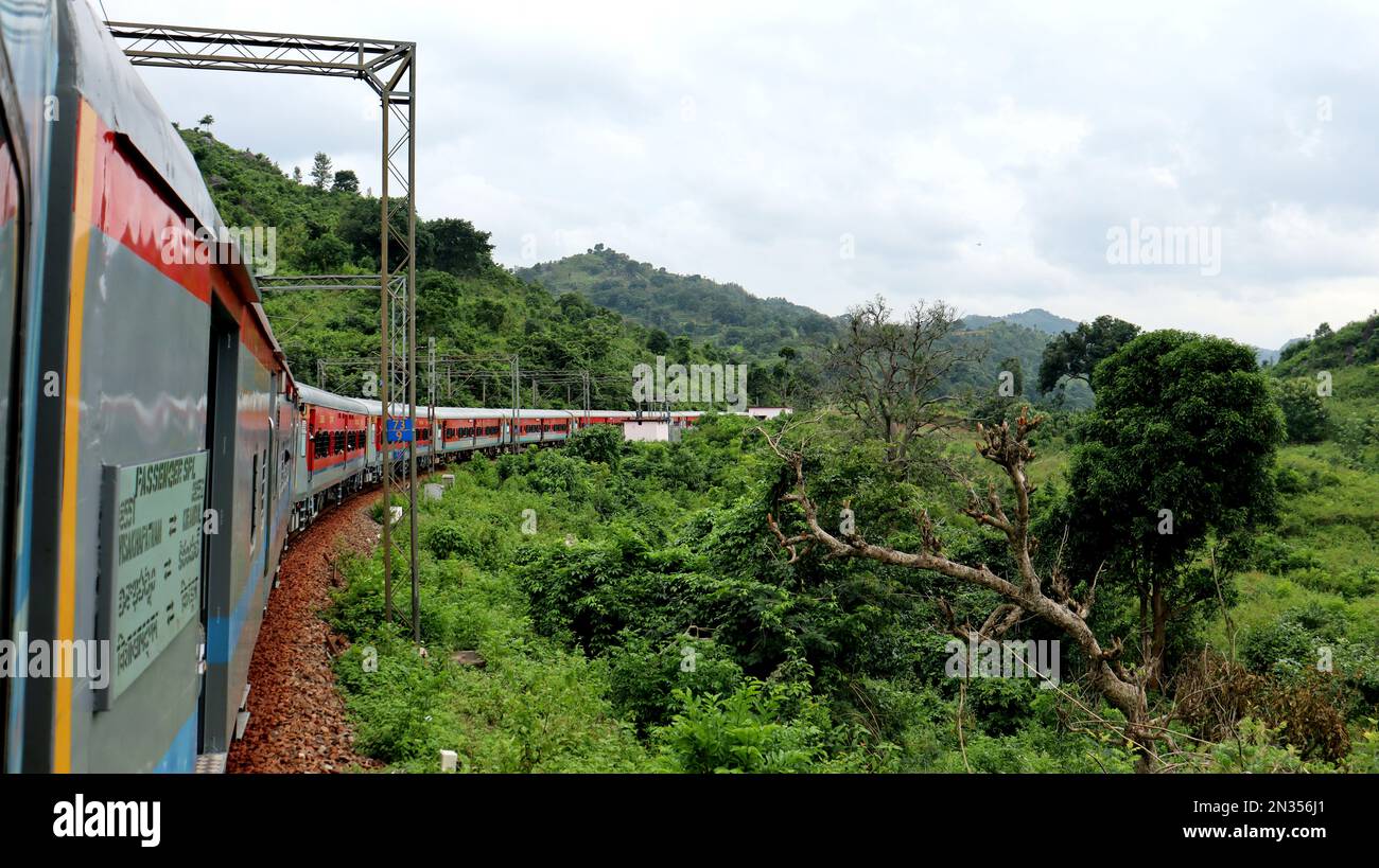 Indian rail,luxury coach of Indian railways,Araku valley tour,popular ...