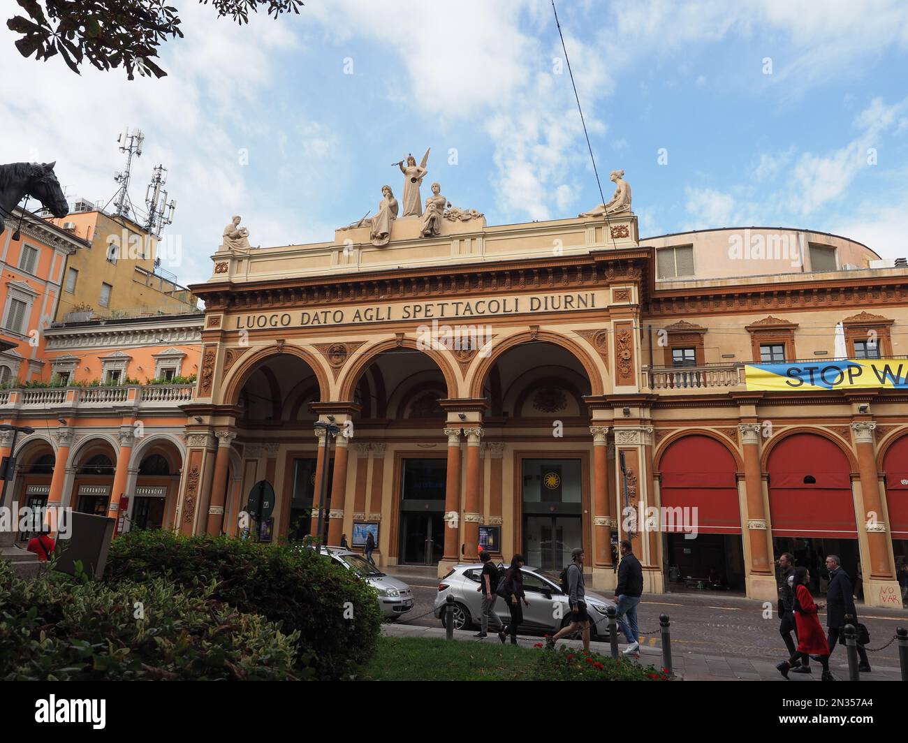 BOLOGNA, ITALY - CIRCA SEPTEMBER 2022: Arena del Sole theatre the ...